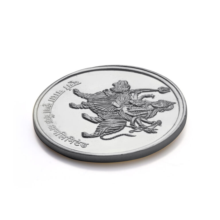 Durga Mata Silver Plated Coins -Pray Everyday
