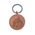 Sai Baba Copper Key Chain - Pray Everyday