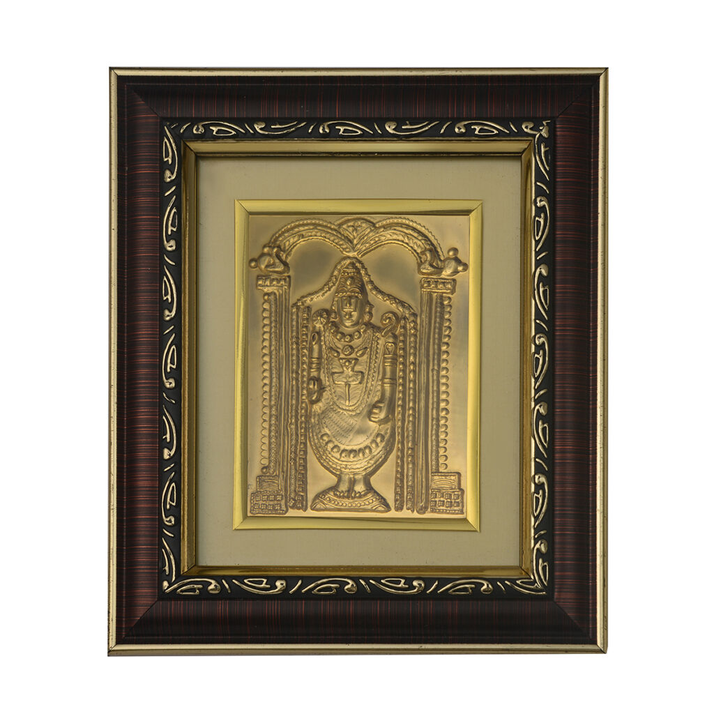 Tirupati Balaji Photo Frames | Tirupati Balaji Copper Photo Frames