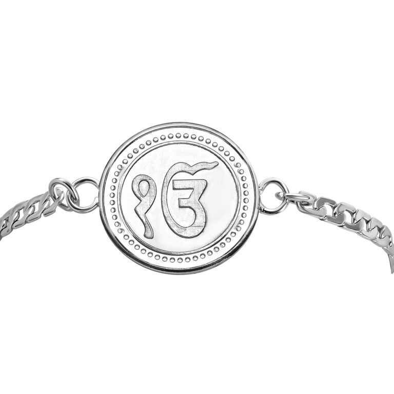 Shop Ek Onkar Silver Rakhi | Ik Onkar Sterling Silver Rakhi